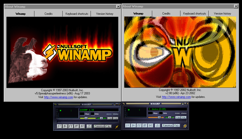 winamp 2 en winamp 5 beide installeren - Client software algemeen - GoT